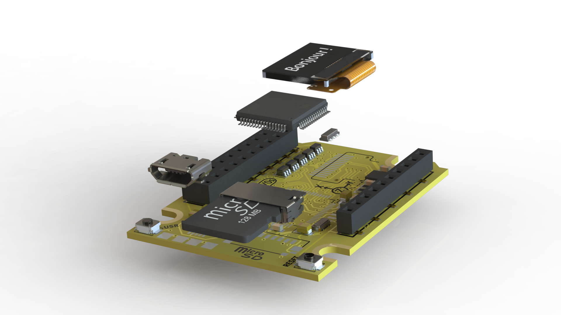 Microcontrôleur Micropython - Plug'Uino® Py